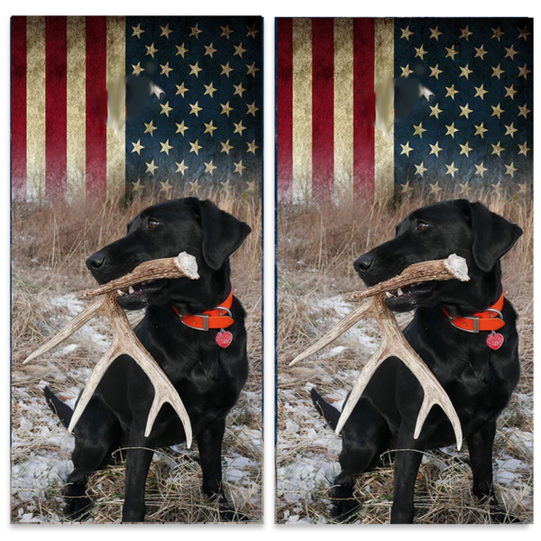 Black Lab Flag - Wrapoholics
